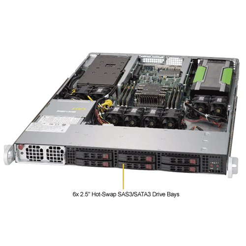 Supermicro 1U Rackmount Server SYS-1019GP-TT Scalable Processors