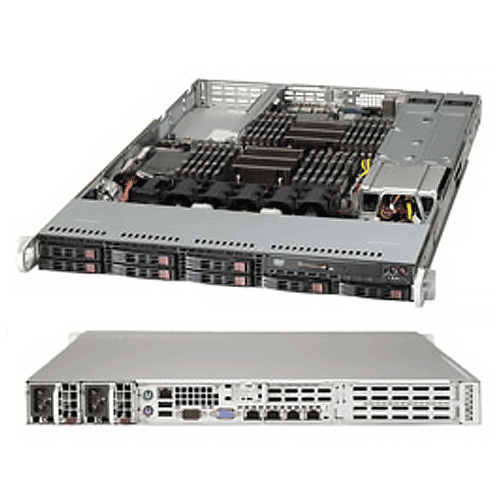 Supermicro 1U Rackmount SuperServer SYS-1027R-WRF4+