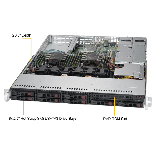 Supermicro 1U Rackmount Server SYS-1029P-WT Scalable Processors