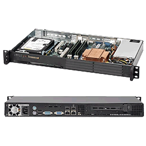 Supermicro Mini 1U Chassis CSE-502L-200B